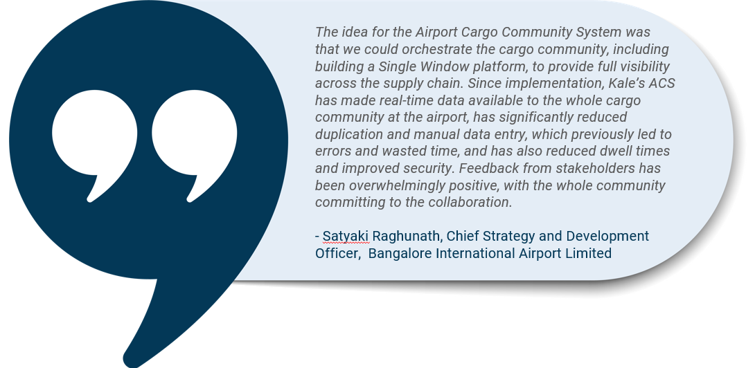 Facilitating over 20% rise in Cargo Handling with Cargo Community ...